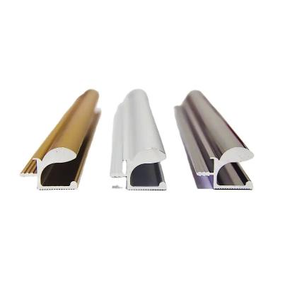 China Aluminium Cabinet Handle Profile T5 Mill Finish 6063 Alloy for Kitchen Furniture for sale
