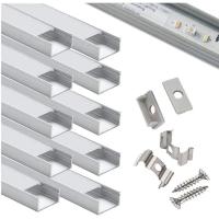 China Aluminum LED Profile Channel 1m 2m 3m for Ceiling Wardrobe Decorative Strip Light for sale
