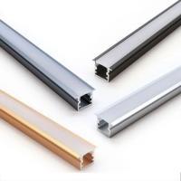 China Aluminum LED Profile Channel 1m 2m 3m for Ceiling Wardrobe Decorative Strip Light for sale