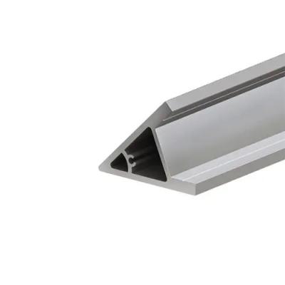China Anodizing Aluminum Brackets Profiles 6063 Corner Joint Connectors 45 Degree Angle for sale