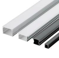 China Aluminum Channel Profile Alloy 6063 for LED Strip 1.2mm Custom Length for sale