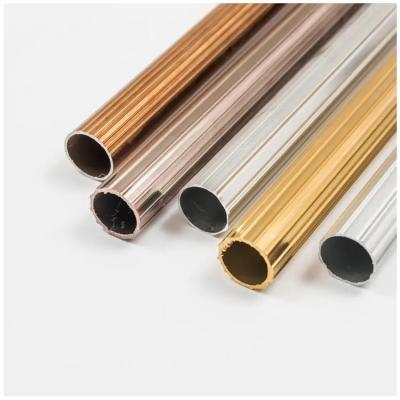 China Custom Round Aluminium Tube Pipe Anodized T8 7000 Series for sale