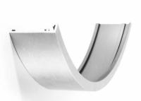 China 6063 Aluminum Alloy Extruded Mirror Frame Profile Mill Finish T5 T6 Custom Thickness for sale