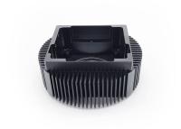 China Black Anodized Aluminum Heat Sink Profile 6005 Extrusion for Shower Industrial Cooling for sale