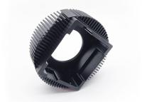 China Black Anodized Aluminum Heat Sink Profile 6005 Extrusion for Shower Industrial Cooling for sale