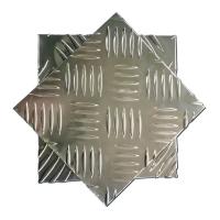 China Embossed Aluminium Alloy Sheet Tear Drop Chequered Plate 350mm Thickness 2500mm Width for sale