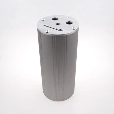 China CNC Milling Aluminum 6061 Anodized Tube Cover Sand Blasting 6000 Series T3-T8 for sale
