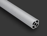 China OD28mm Aluminium Lean Pipe Profile Tube 4m Length for Assembly Systems for sale