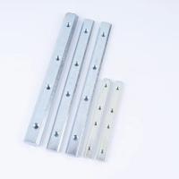 China T Slot Aluminum Extrusion Straight Line Inside Connector Joint Bracket 4xM6 for sale