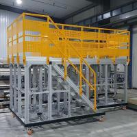 China Anodized T5 Aluminum Assembly Industrial Profile Mobile Platforms Safety Step for sale