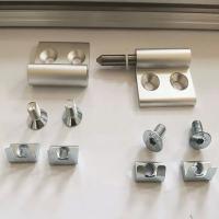 China Removable Aluminum Industrial Hinges Heavy Duty 40KG Load Capacity for sale