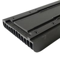 China Custom Aluminum Heat Sink Profile CNC Machined Rectangle T3 T8 104W 38H 370L for sale