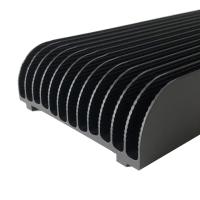 China Custom Aluminum Heat Sink Profile CNC Machined Rectangle T3 T8 104W 38H 370L for sale
