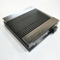 China Black Anodized Custom Aluminum Heat Sink Enclosure CNC Machined AL 6063 T5 for sale