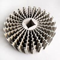 China Radial LED Aluminum Heatsink Extrusion Profile Round AL 6063 T5 100mm Width for sale