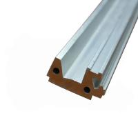 China Custom 6063 Aluminum Sliding Door Track Extrusion Profile Clear Anodized 3m-6m for sale