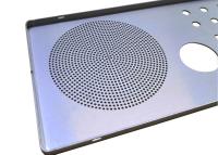 China Brushed Anodized Aluminum Acoustic Enclosure 10mm Custom Color Laser Cutting for sale