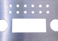China Brushed Anodized Aluminum Acoustic Enclosure 10mm Custom Color Laser Cutting for sale