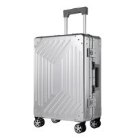 China 24 Inch Full Aluminum Alloy Luggage Case Set Lightweight Trolley Travel Suitcase for sale