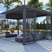 China Powder Coated Aluminium Extrusion Profile 6063 T6 for Sun Roof Room System 3m 6m for sale