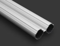 China 6m Flexible Aluminum Lean Tube / Pipe For Storage Racks Shelving Systems for sale