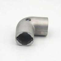 China 90 Degree Aluminum Alloy Right Angle External Joint Industrial Casting 40x40mm for sale
