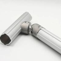 China Aluminum Alloy Fixed Inner Joint Connector for Lean Tube 180 Degree Industrial for sale