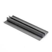 China Rustproof Aluminium Profiles For Partition Wall Curtain Cuttable Metal Texture for sale