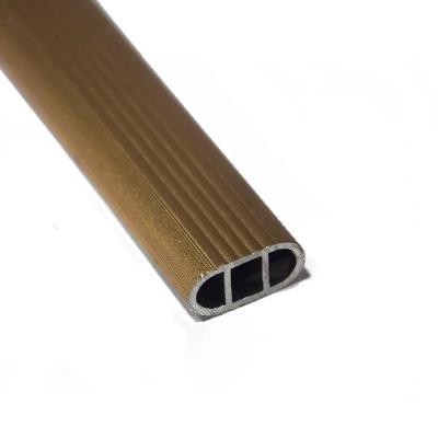 China T8 Alloy 6063 Aluminum Clothes Hanging Pipe Polished Wardrobe Rail 1.2mm for sale