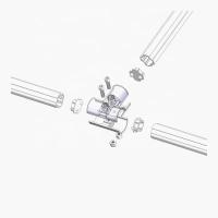 China Aluminum Casting T Shaped Fasteners D28 for Lean Tube Profile Accessory for sale
