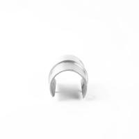 China Stainless Steel 304 316 180 Degree Handrail Connector Fitting for Slotted Tube Railing for sale