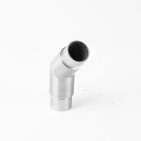 China Stainless Steel 304 316 135 Degree Fix Elbow Handrail Fittings for Staircase Balcony Railing for sale