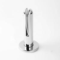 China Base Plated Round Glass Spigot Stainless Steel 304/316/2205 with Holes for Railing Pool Fencing - 30 Day Delivery for sale