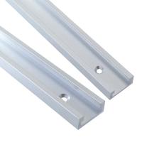 China High Stability Aluminum Alloy T-Track Pre-Drilled 1220mm 6000 Series Mill Finish for sale