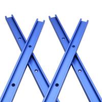 China High Stability Aluminum Alloy T-Track Pre-Drilled 1220mm 6000 Series Mill Finish for sale