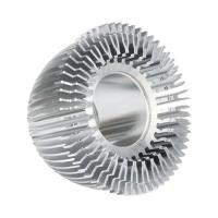 China Extruded Aluminum Heatsink Profile for LED Light 50mm 6063 T5 Anodized for sale