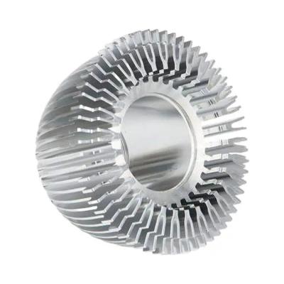 China Extruded Aluminum Heatsink Profile for LED Light 50mm 6063 T5 Anodized for sale