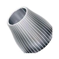 China Extruded Aluminum Heatsink Profile for LED Light 50mm 6063 T5 Anodized for sale