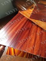 China Wood Grain Transfer Aluminum Window Profiles 6063-T5 Alloy with 6+12A+6mm Glass for Australian Standards for sale