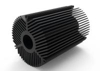 China OEM Aluminum Extrusion LED Heat Sink Round Enclosure 70mm x 100mm for sale