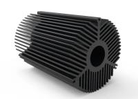 China OEM Aluminum Extrusion LED Heat Sink Round Enclosure 70mm x 100mm for sale