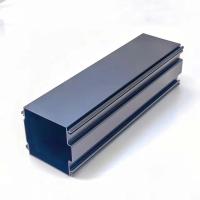 China Aluminum Extrusion Profile Power Supply Case 6063 Alloy Anodized Finish Square Tube Shell for sale
