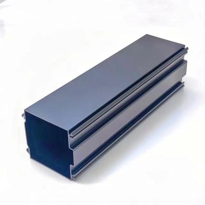China Aluminum Extrusion Profile Power Supply Case 6063 Alloy Anodized Finish Square Tube Shell for sale