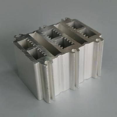 China Aluminum Heat Sink Profile 6063 Anodized Extrusion for Industrial Cooling 380mm for sale