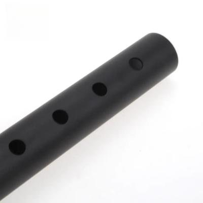 China Custom CNC Aluminum Turning Milling Parts Tube Black Anodized 10-300mm for sale