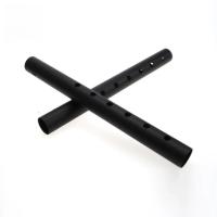 China Custom CNC Aluminum Turning Milling Parts Tube Black Anodized 10-300mm for sale