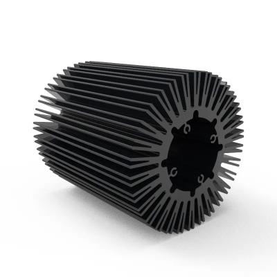 China Custom Aluminum Extruded Heat Sink LED Radiator AL6061-T5 Anodized OEM for sale