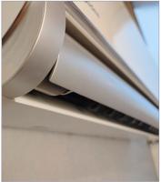 China Aluminum Alloy Air Conditioning Ventilation Shutter Adjustable Opening Closing 100mm for sale