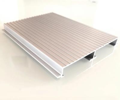 China High Grade Silver Anodized Extruded Aluminum Planks Decking - Custom Sizes & Industrial Grade Corrosion Resistance for sale