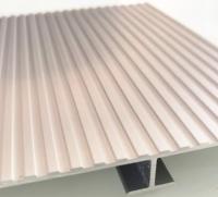 China High Grade Silver Anodized Extruded Aluminum Planks Decking - Custom Sizes & Industrial Grade Corrosion Resistance for sale